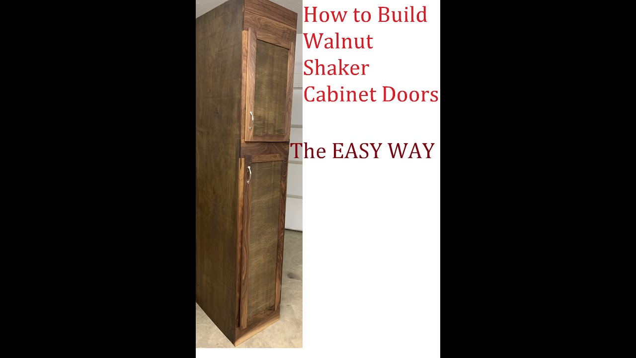 How to build Shaker Cabinets.. The Easy Way - YouTube