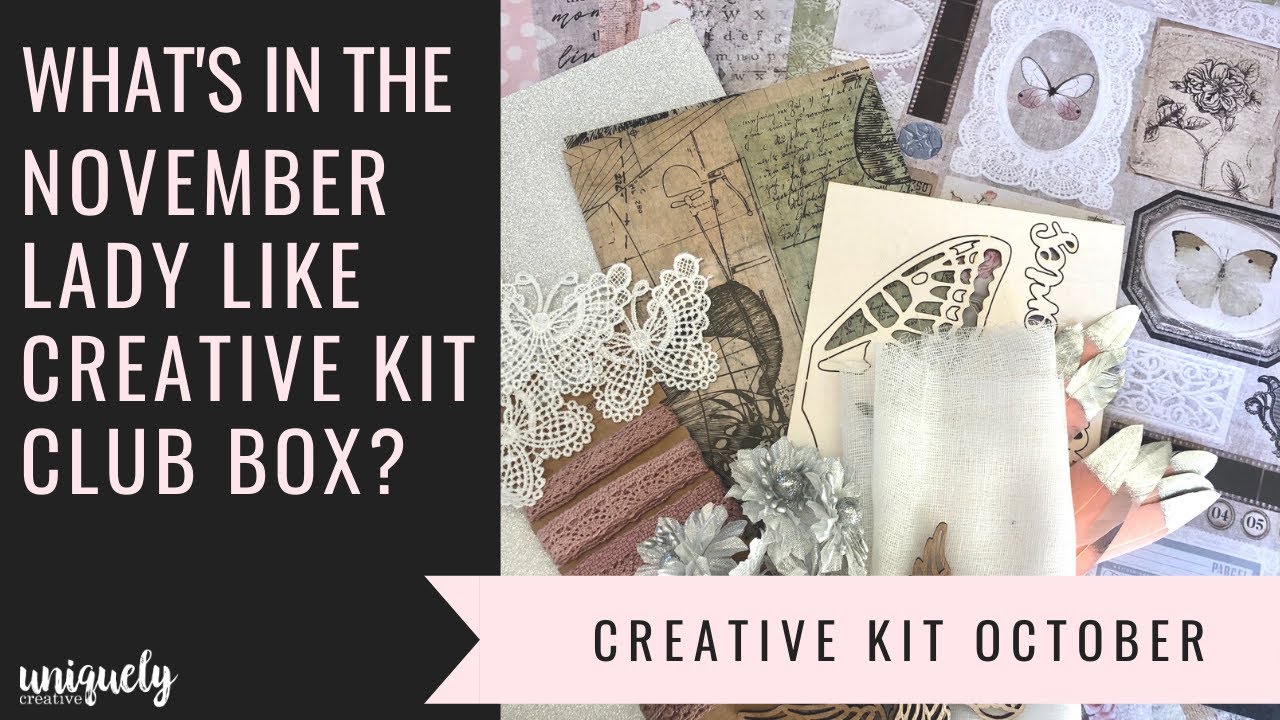 What's in the November Creative Kit - YouTube