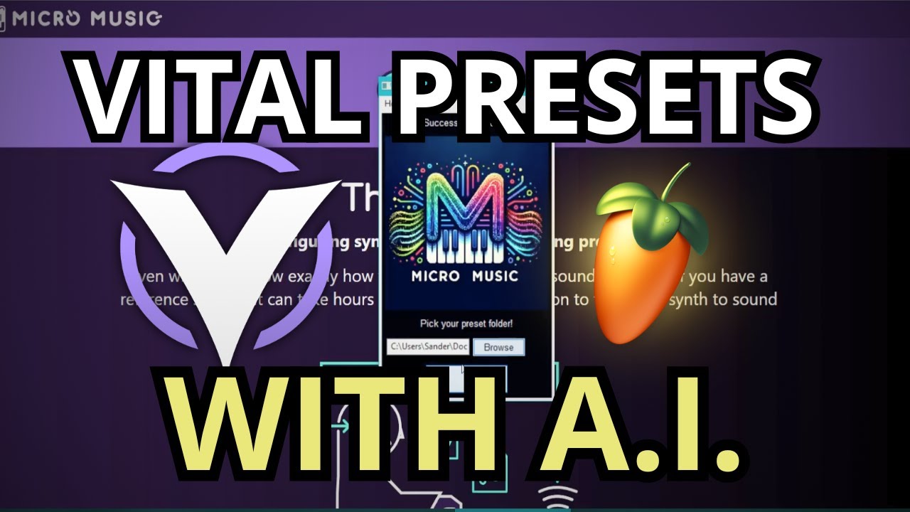 FL Studio - Generate FREE Vital Presets with A.I. (Micro Music) - YouTube