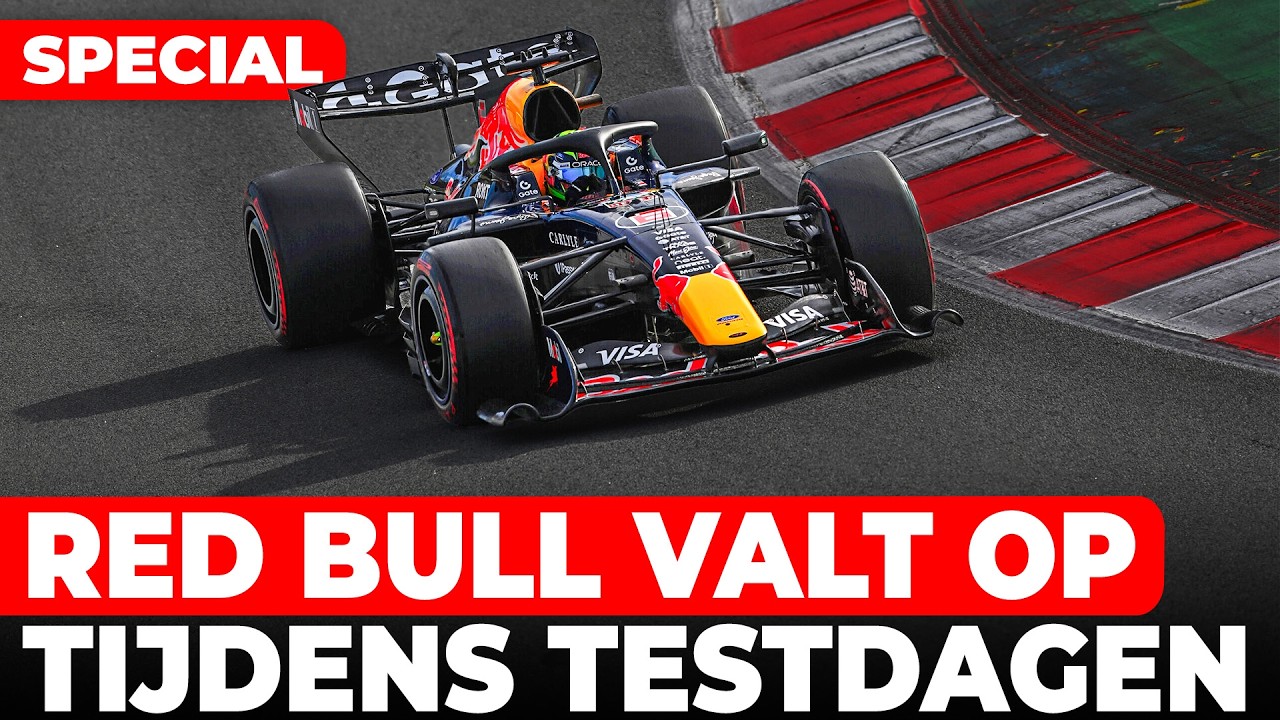 Red Bull valt op tijdens F1-testdagen in Barcelona | GPFans Special ...