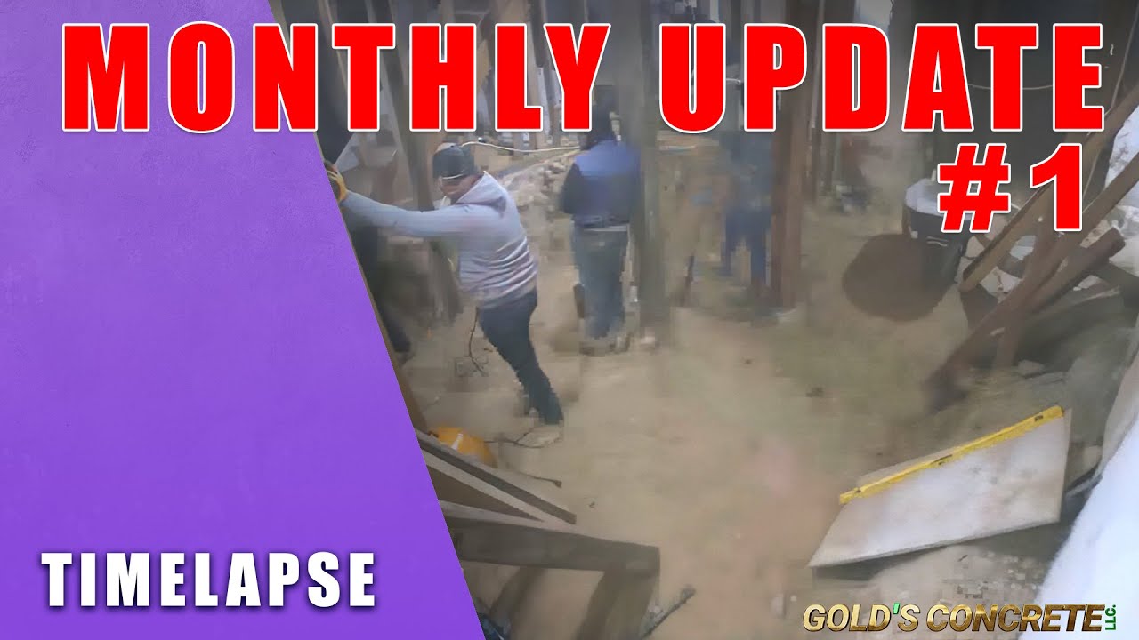 First Month of Our CRAMPED Basement Digout - Time-lapse - YouTube