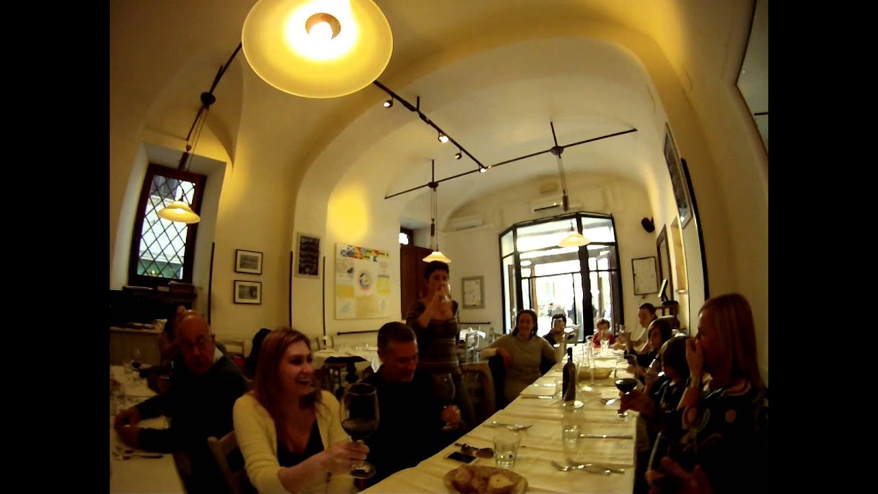 Amy's Toast at Restaurant for Family Reunion - YouTube