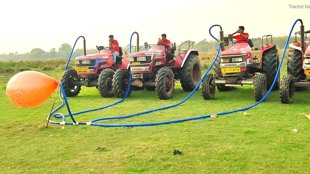 Tractor Silencer Gas Me Ballon Blasting | Monster Balloon | TRACTOR ...