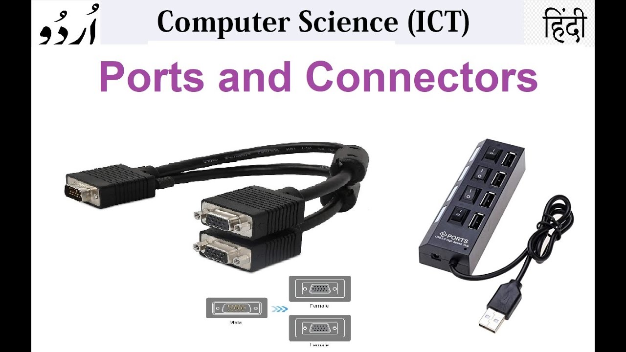 8.2 Ports in Computers | Connectors and its types - Knowledge Geek ...