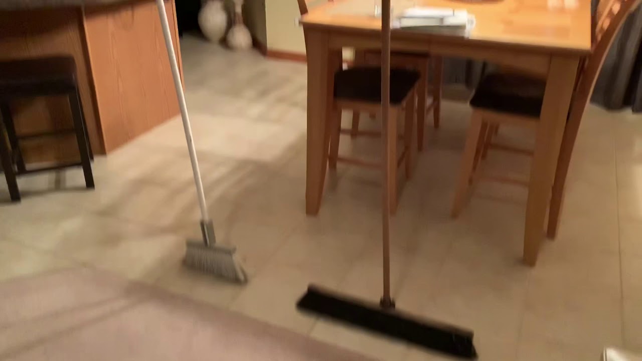 Broom standing on its own! NASA challenge (today only) - YouTube