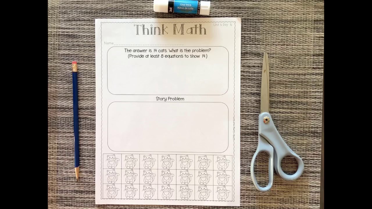 Week 4 Math: Think Math - YouTube