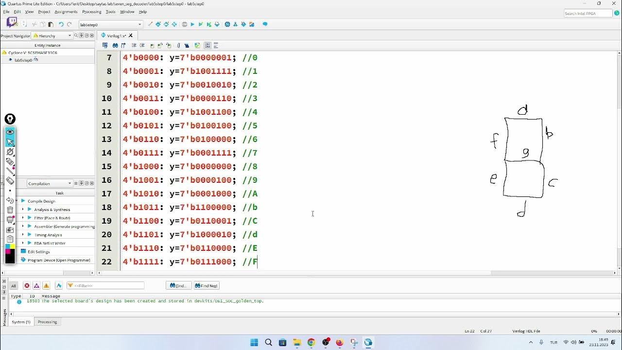 Sayısal Tasarım Lab5 Konu Anlatımı - 7 Segment Display - YouTube