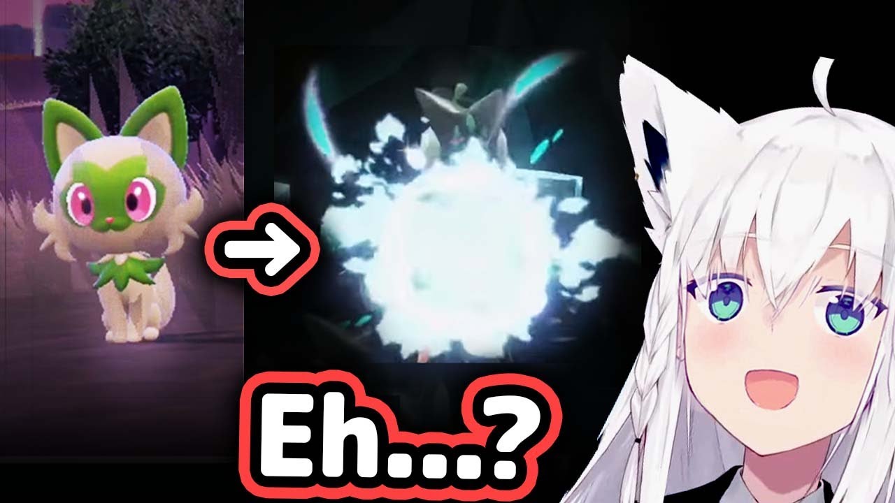 Fubuki's Reaction to Sprigatito's Final Evolution 【Hololive】 - YouTube