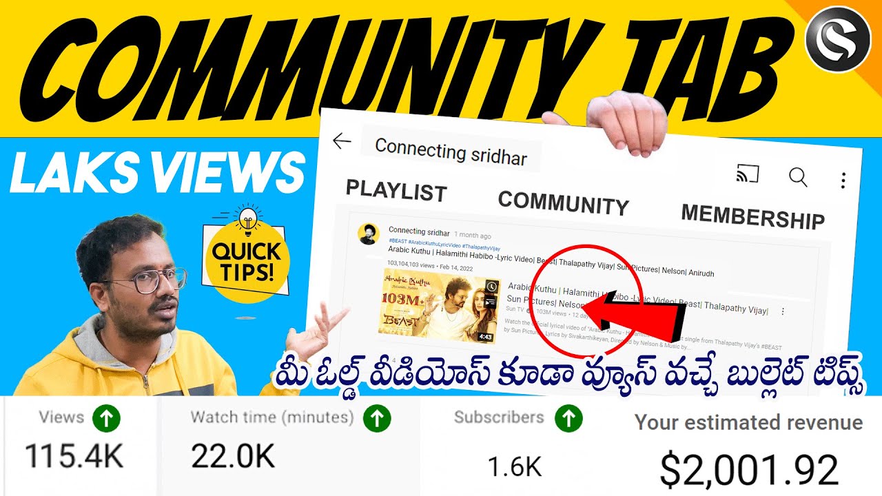 How to use Community Tab on YouTube (2022) | YouTube Community Tab ...
