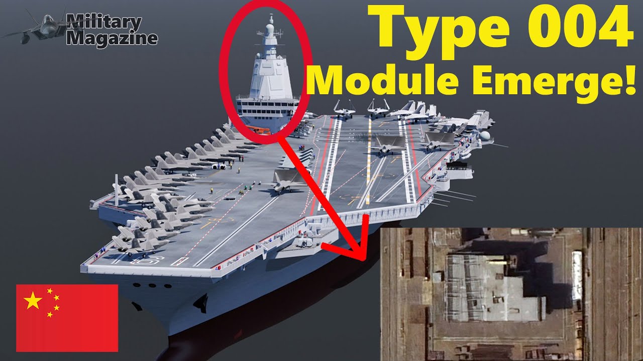 It is marvelous : China’s Type 004 Supercarrier Module Emerge at Dalian ...