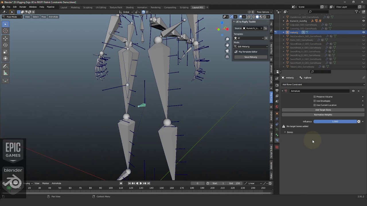 Epic UE To Rigify Relink Constraints Blender YouTube Epic UE To Rigify Relink Constraints Blender YouTube