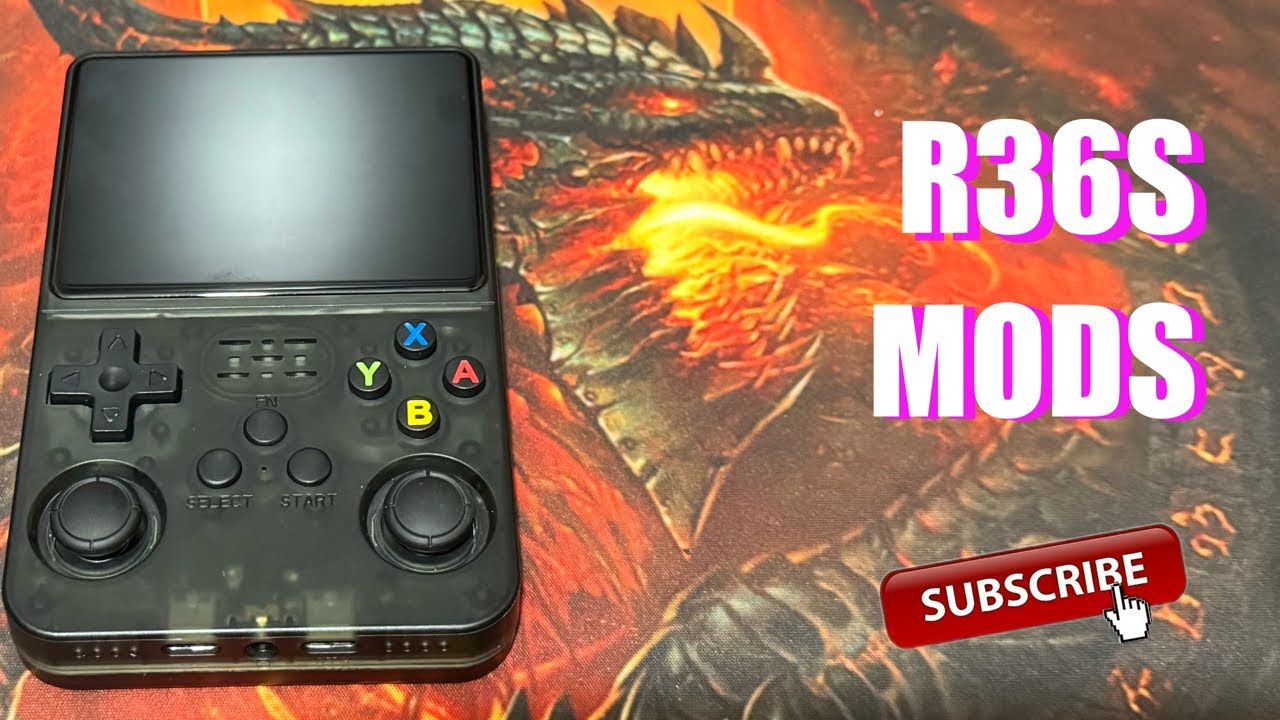 How-to change the back buttons and joysticks to nicer ones on a R36S ...