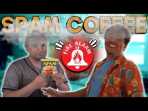 SPAM Coffee but the Smoke Alarm Started Ringing!