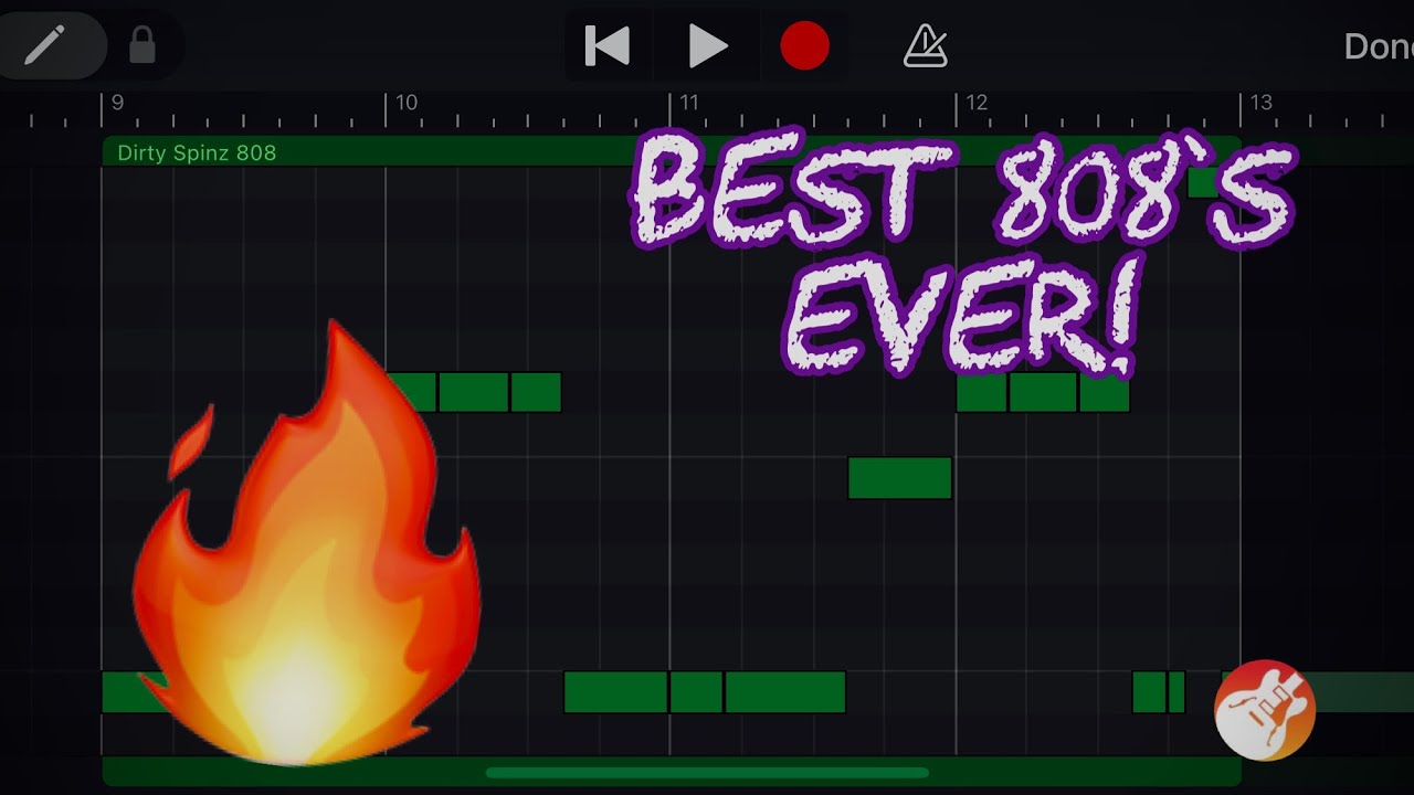 How to get the BEST 808s in GarageBand iOS! (2023) - YouTube