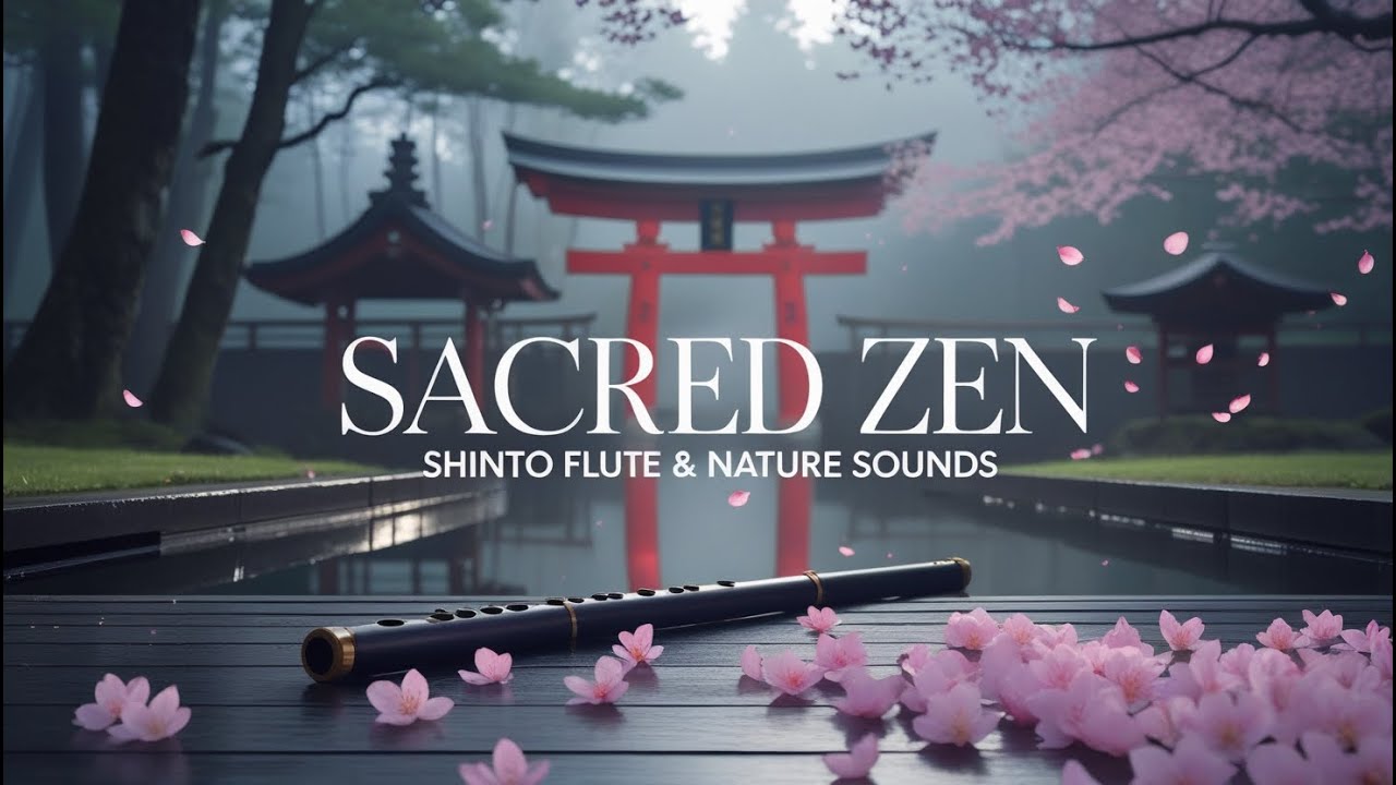 Sacred Zen: Japanese Shinto Flute & Nature Sounds for Deep Healing ...