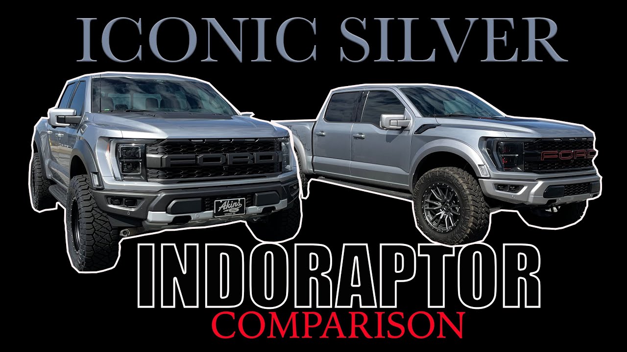 ICONIC SILVER Gen 3 Indoraptor Trucks on 37s Comparison 2021 Ford ...