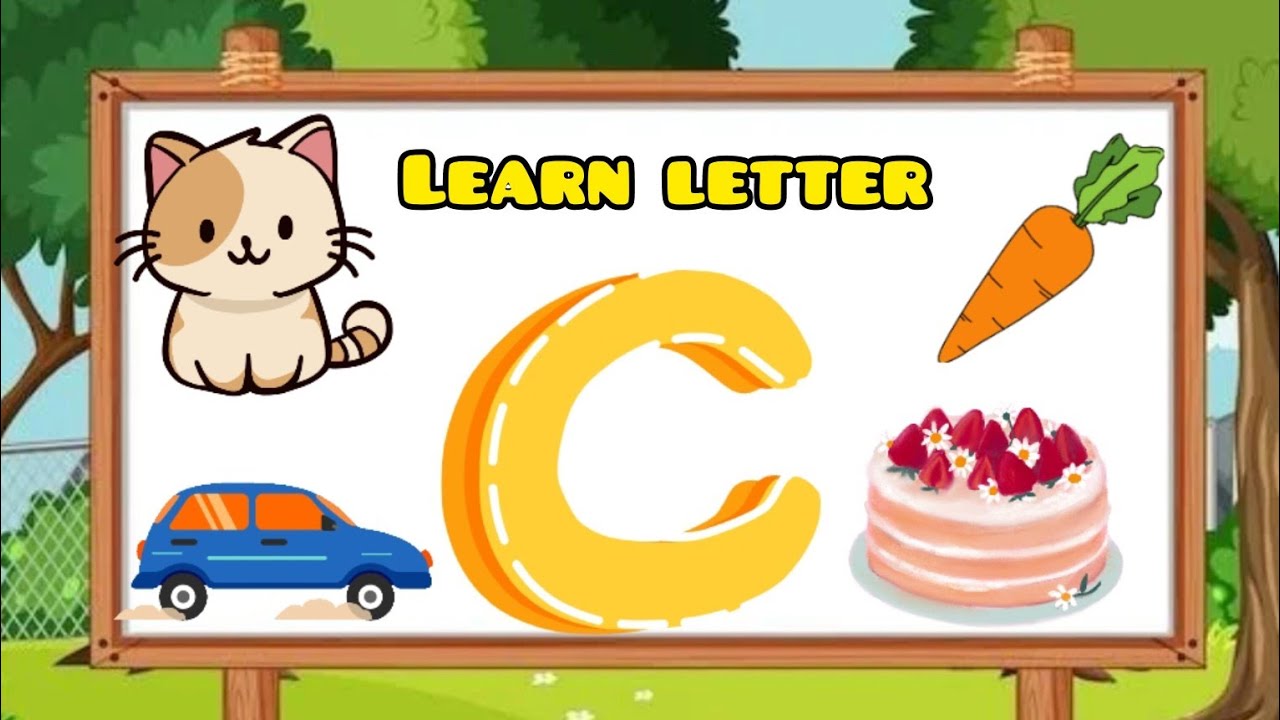 learn letter c/ABC phonics/ABC song/learn alphabets/learn easy ...