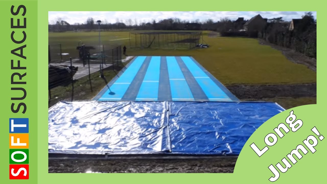 FUNdamental Athletics Long Jump Runway Installation Denbigh - YouTube