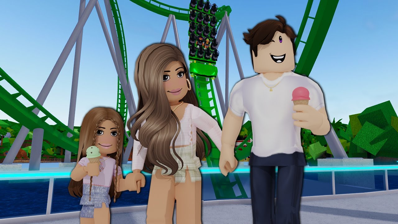 TAKING MY FAMILY TO UNIVERSAL STUDIOS on Roblox | Family rp - YouTube