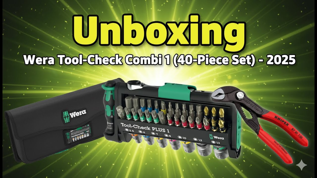 Unboxing the Wera Tool-Check Combi 1 (40-Piece Set) - YouTube