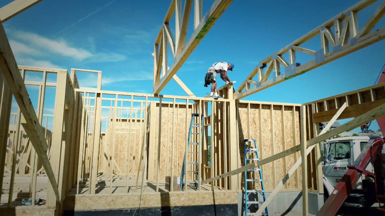 Setting Trusses - YouTube