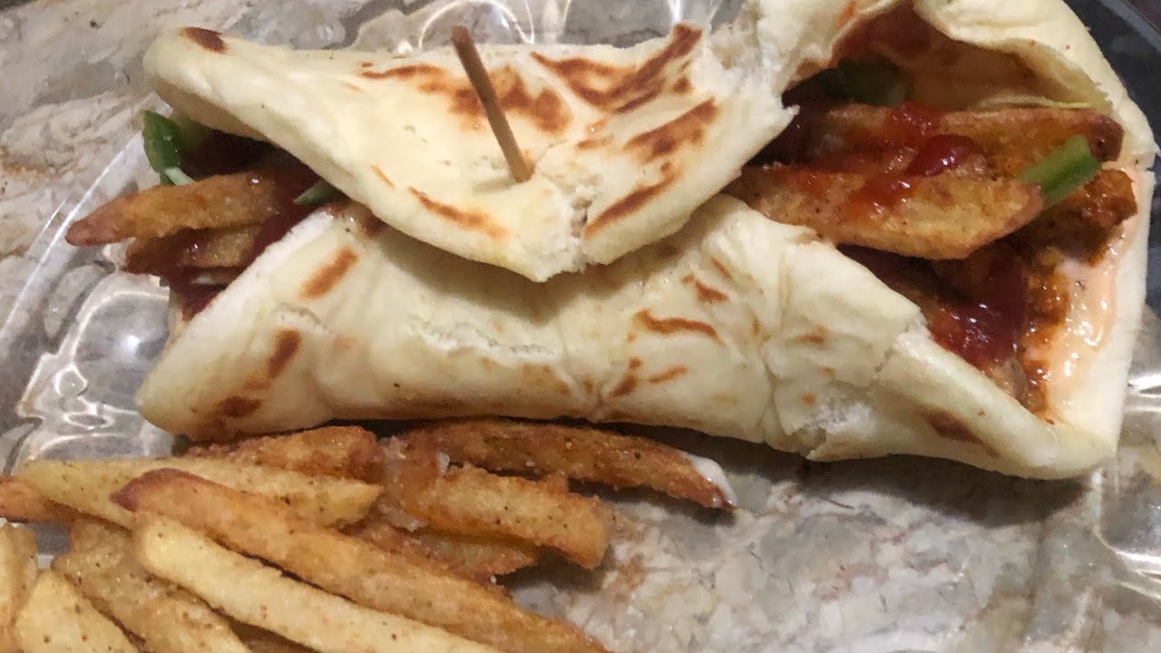 shawarma recipe | chicken shawarma recipe | special shawarma with fries ...