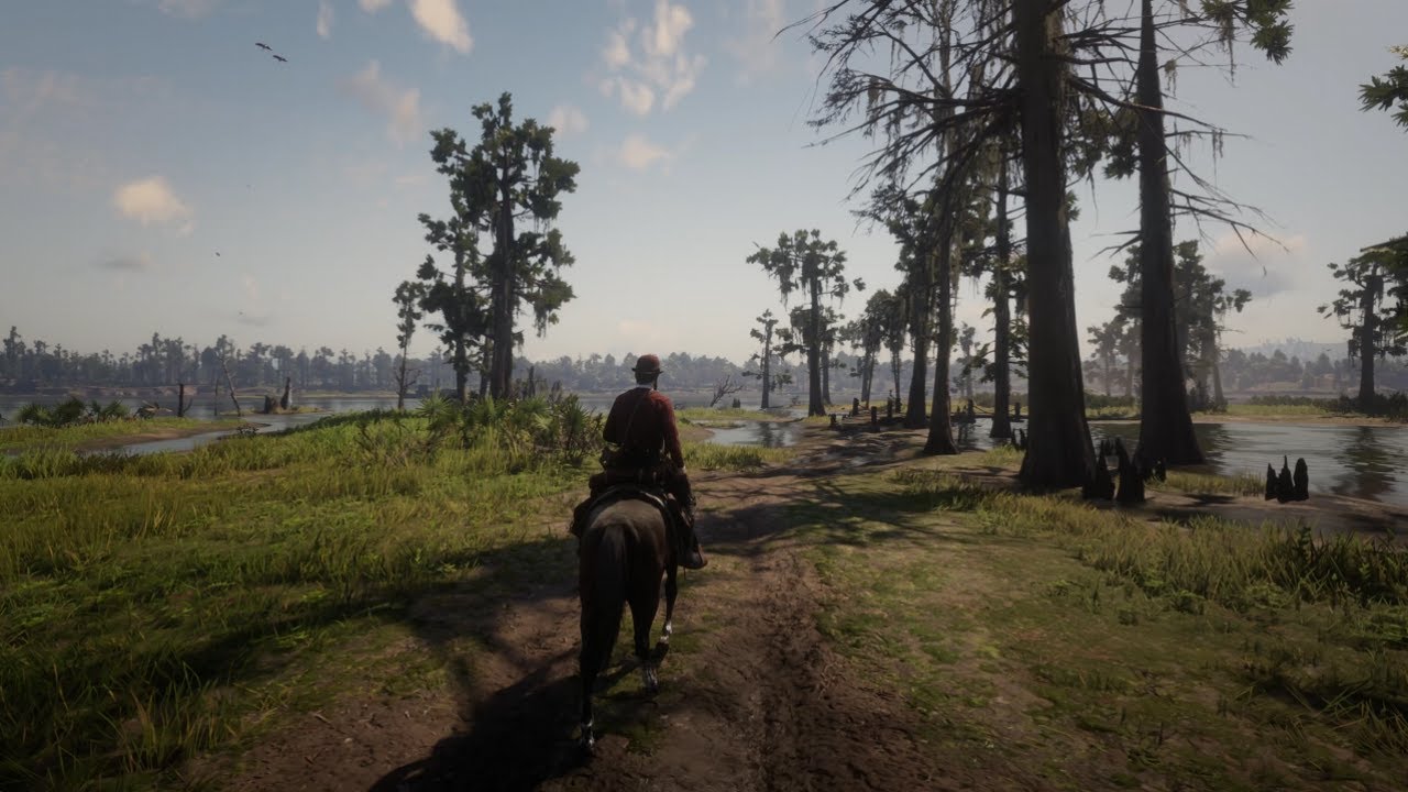 Red Dead Redemption 2 relaxing walk around gameplay - YouTube