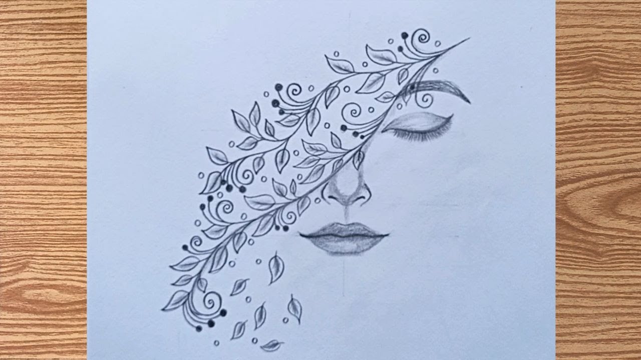 How To Draw Cute Face | Step By Step Tutorial | Pencil Drawing - YouTube