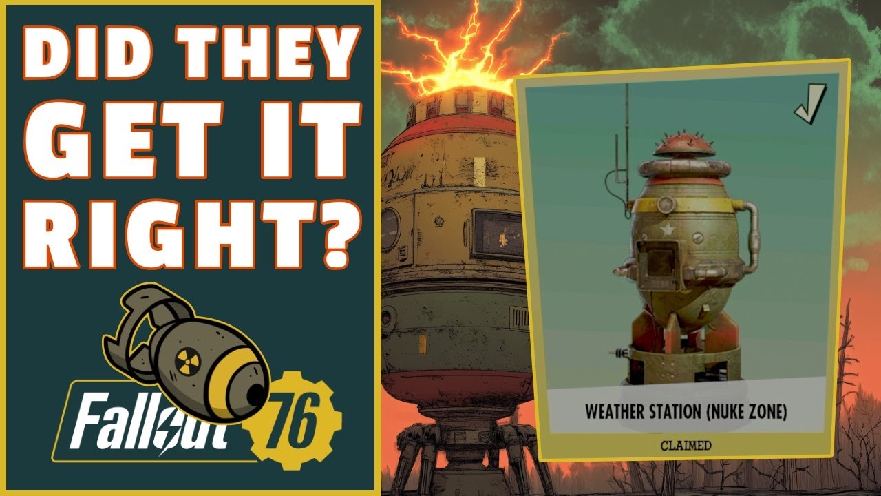 Is The NUKE ZONE Fallout 76 Weather Station WORTH the GRIND? - YouTube
