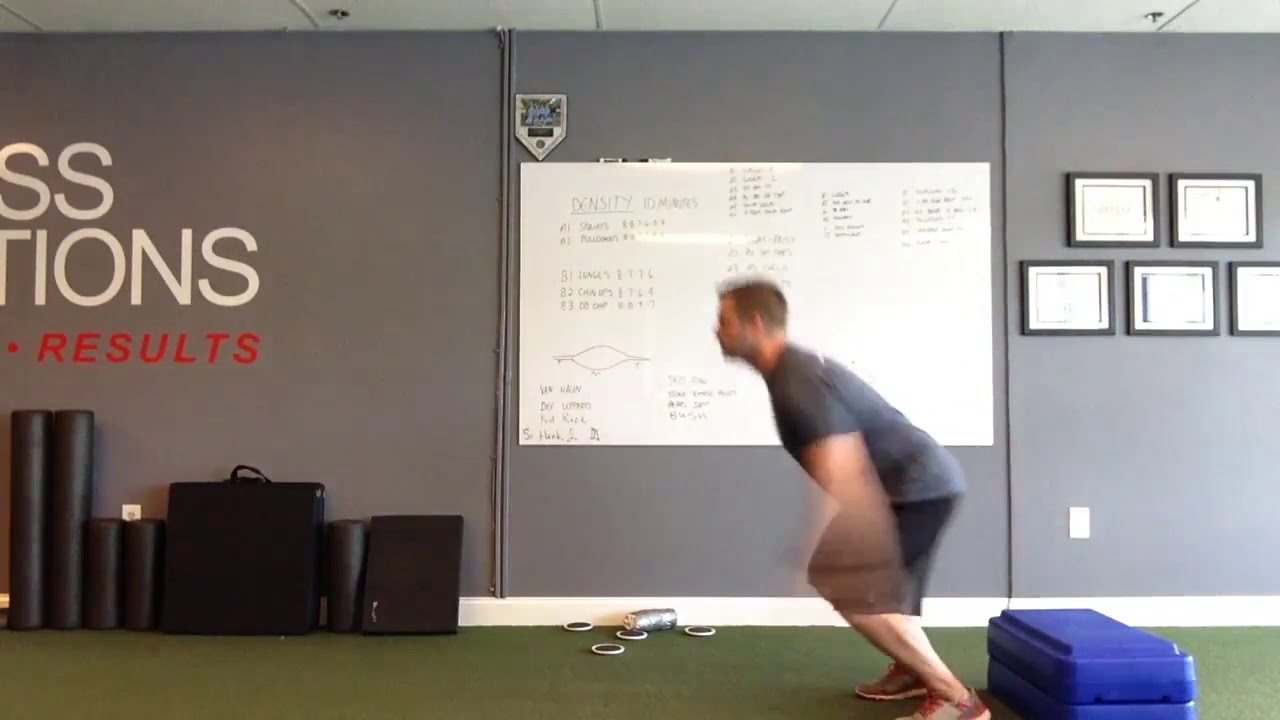 Depth drop to broad jump - EBM Fitness Solutions - YouTube