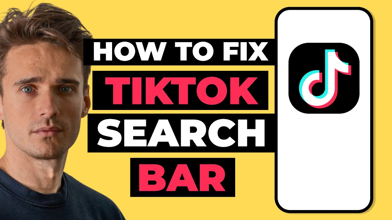 How to Fix TikTok Search Bar - YouTube