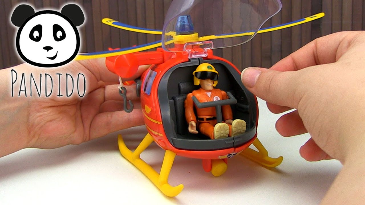Fireman Sam 🔥 Helicopter WALLABY 🚁 Let's unbox and play! - Pandido Toys ...
