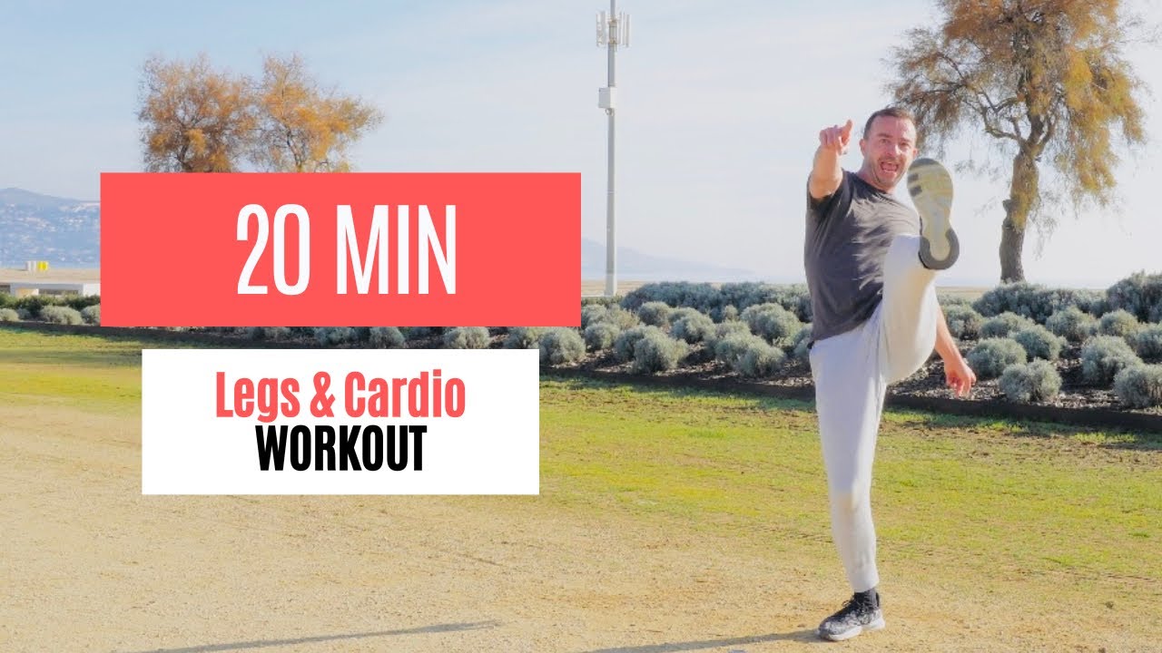Legs & Cardio 20min - YouTube
