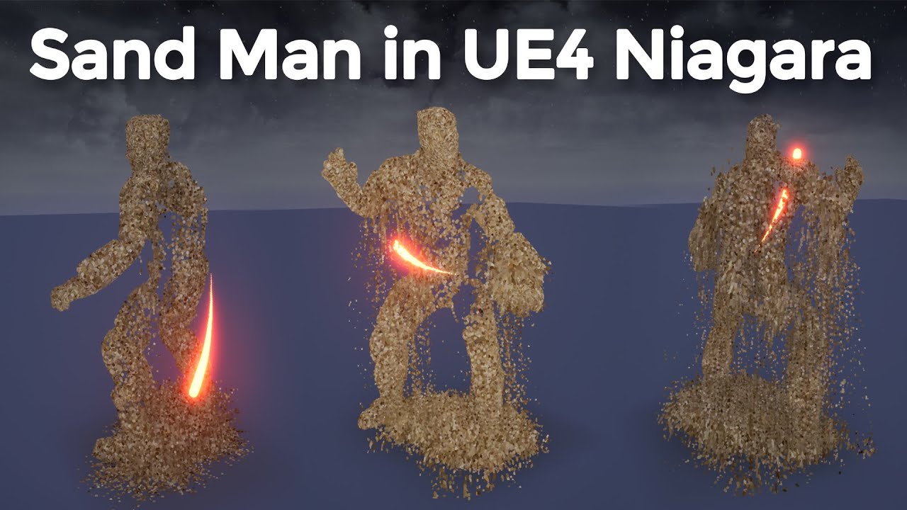 Sand Man in UE4.26 Niagara | Download Project Files - YouTube