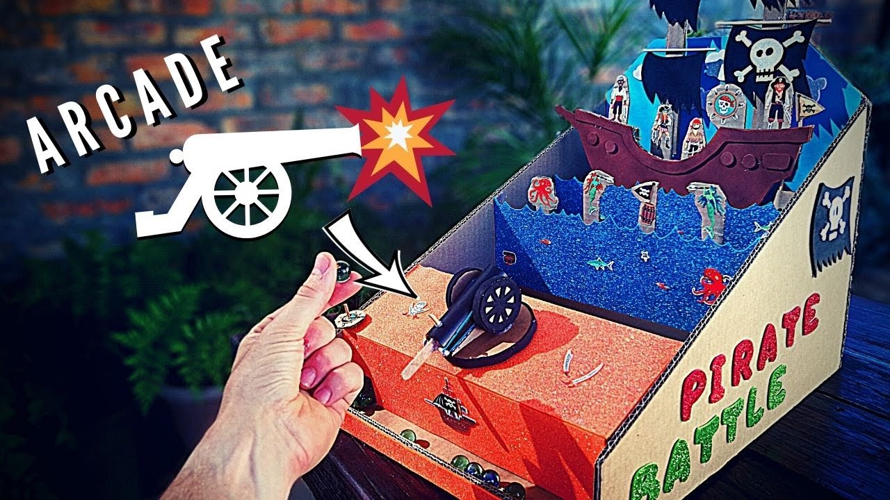 Home made arcade game - YouTube