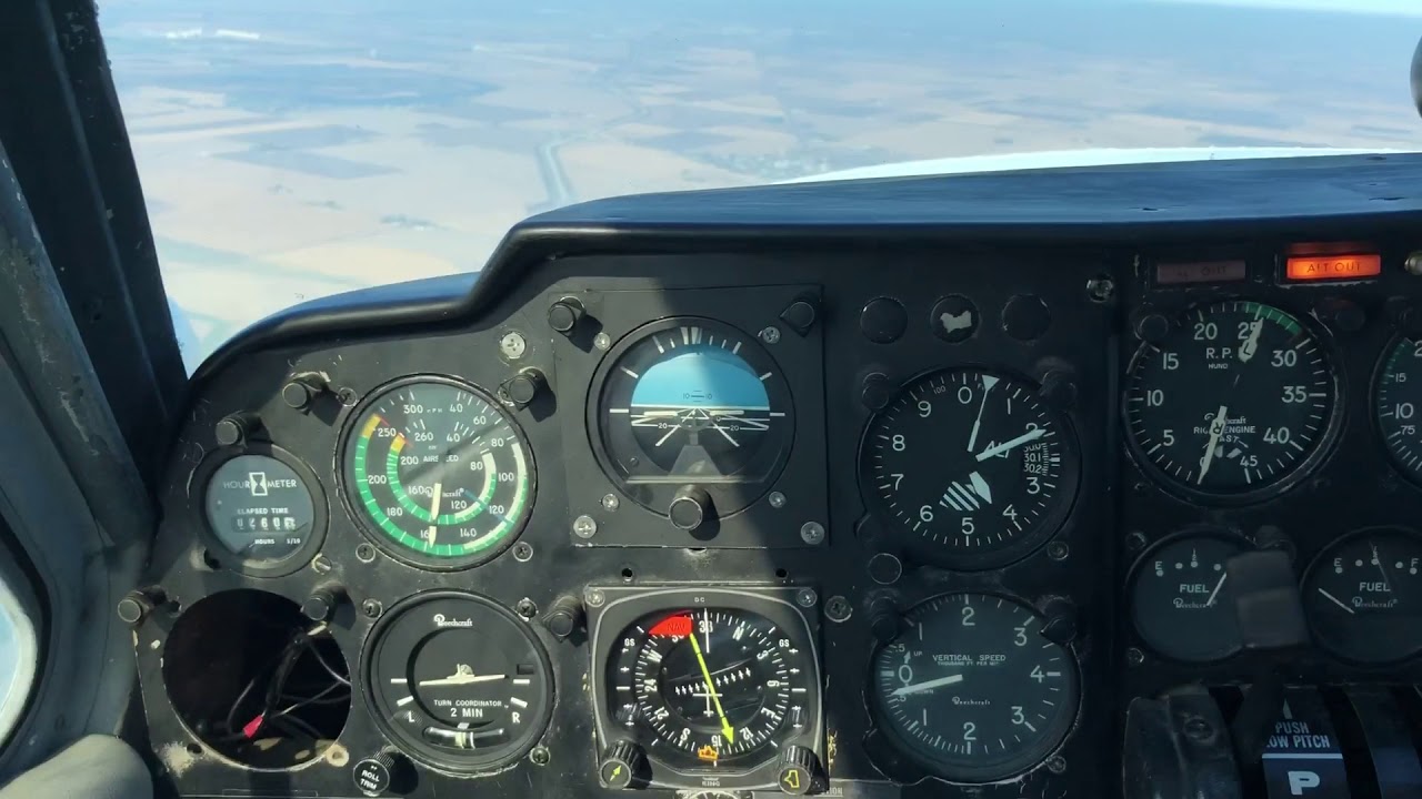 Baron 56tc Single Engine - YouTube