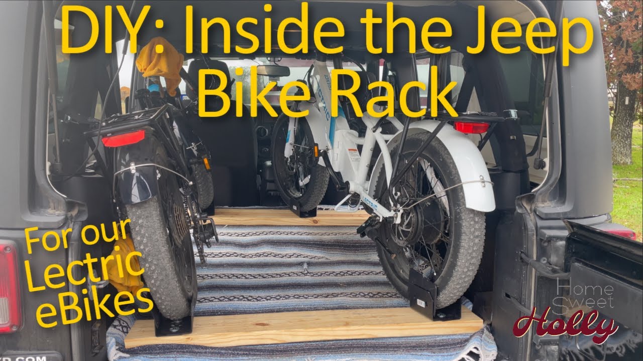 DIY: E-Bike Racks for Inside the Jeep - YouTube