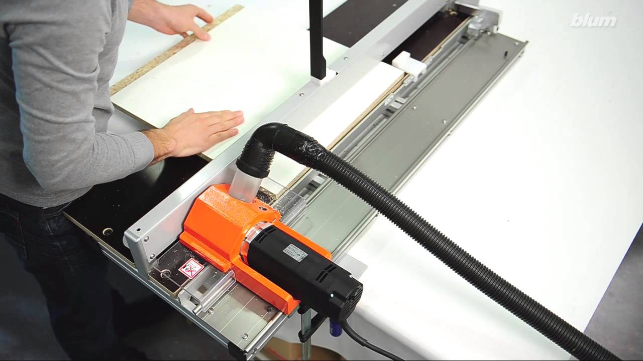 Blum Base notching device - YouTube
