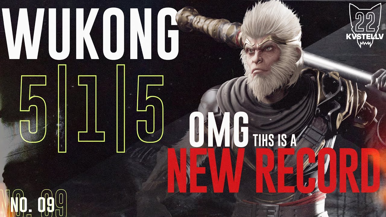 #9 OMG THIS IS A NEW RECORD WUKONG 5|1|5 - Paragon The Overprime ...