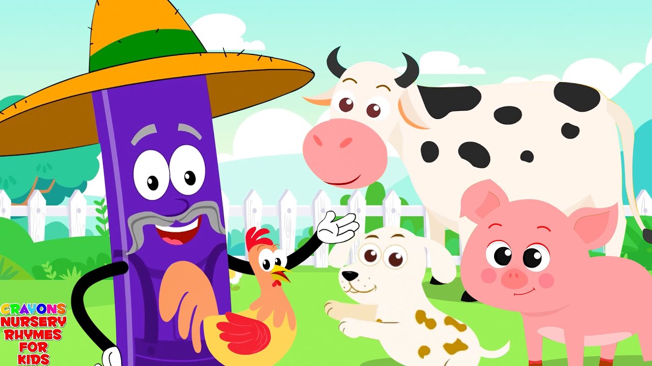 Animal Song Old MacDonald Had a Farm + More Nursery Rhymes for Kids by ...