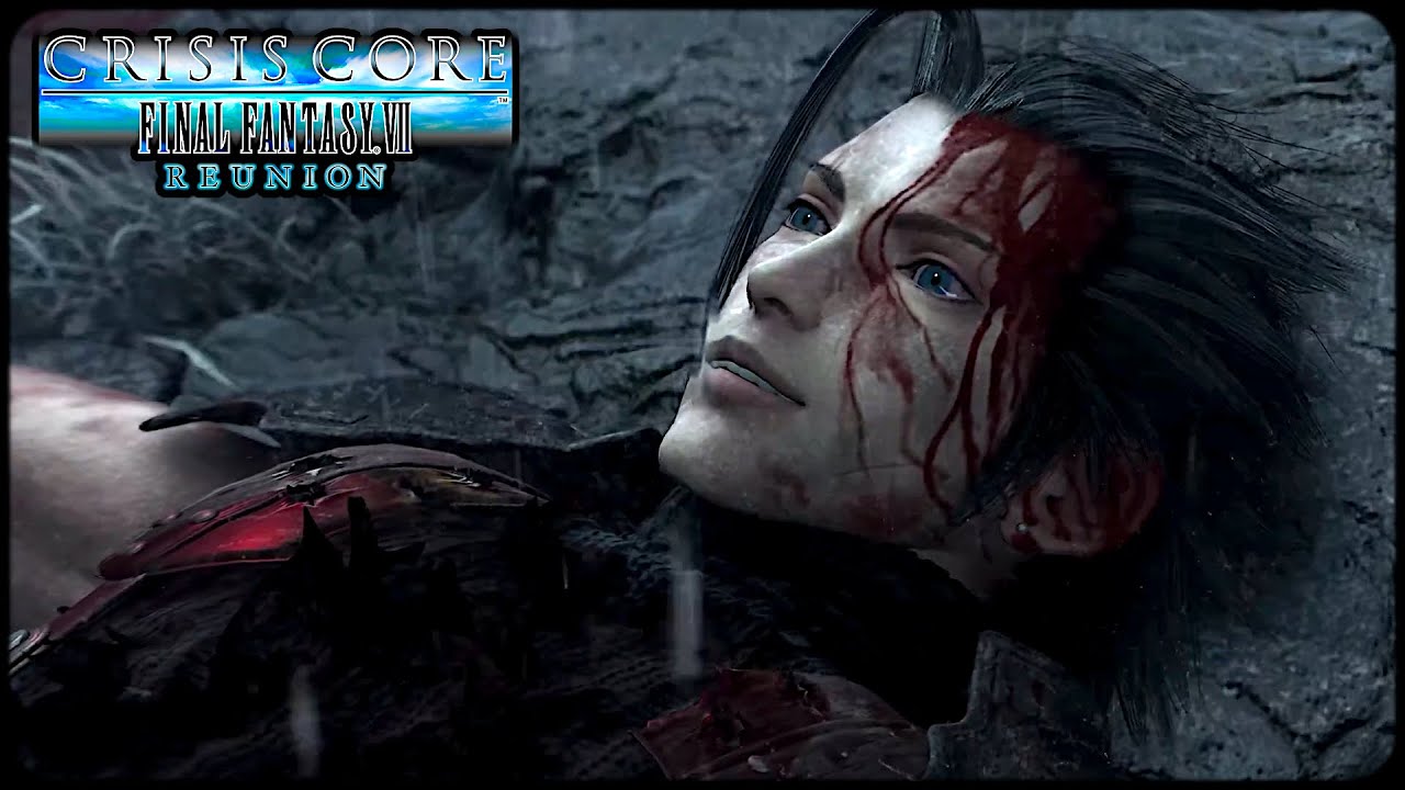 CRISIS CORE REUNION ENDING REACTION (ZACK'S DEATH) - YouTube