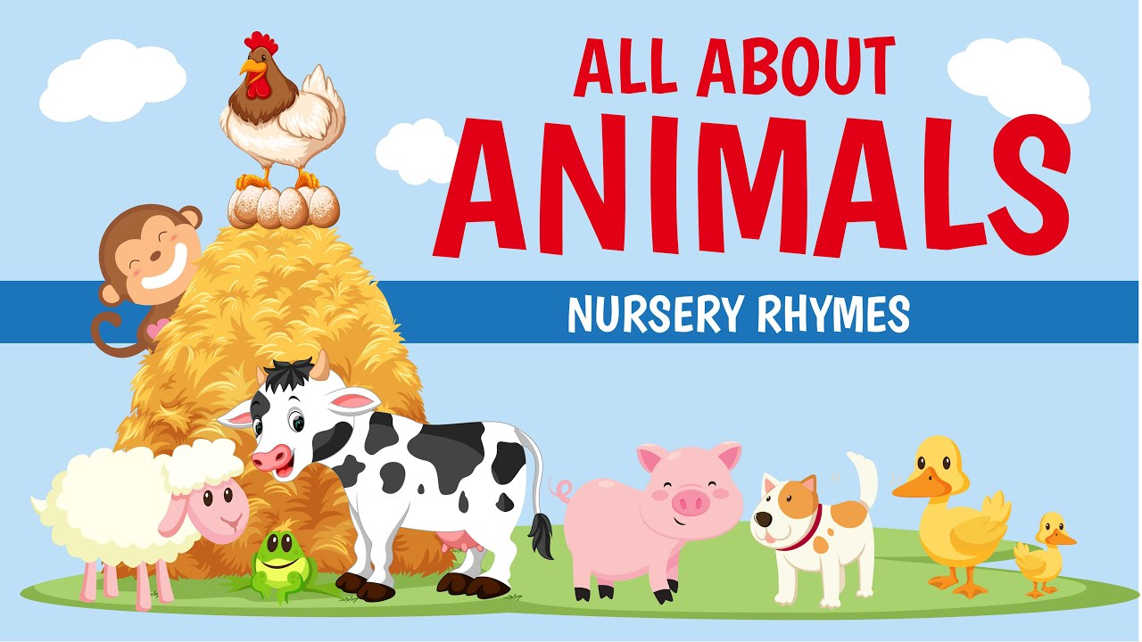 All About Animals - Best Animal Rhymes For Kids In English | Kids Songs ...