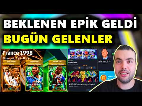 BEKLENEN EPİK GELDİ🔥BUGÜN GELENLER🔥VİEİRA, DESAİLLY, THURAM PAKETİ (eFootball 2026 Mobile)