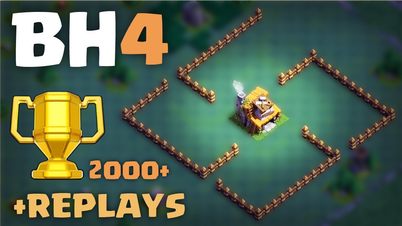 Builder Hall 4 | BH4 Base Design | 2000+ Trophies | +Replays | Clash of ...