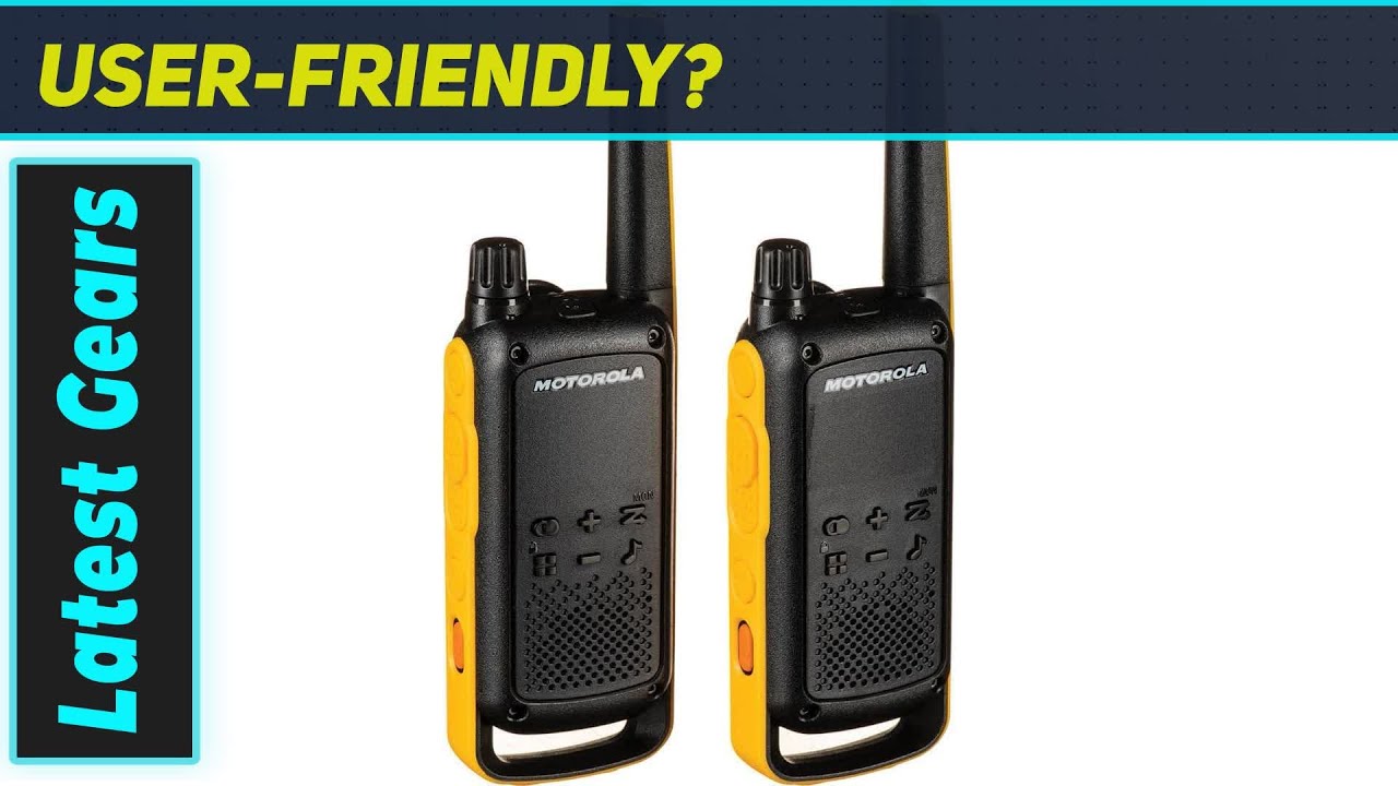 Best Two-Way Radios? Motorola T470 Talkabout Test! - YouTube