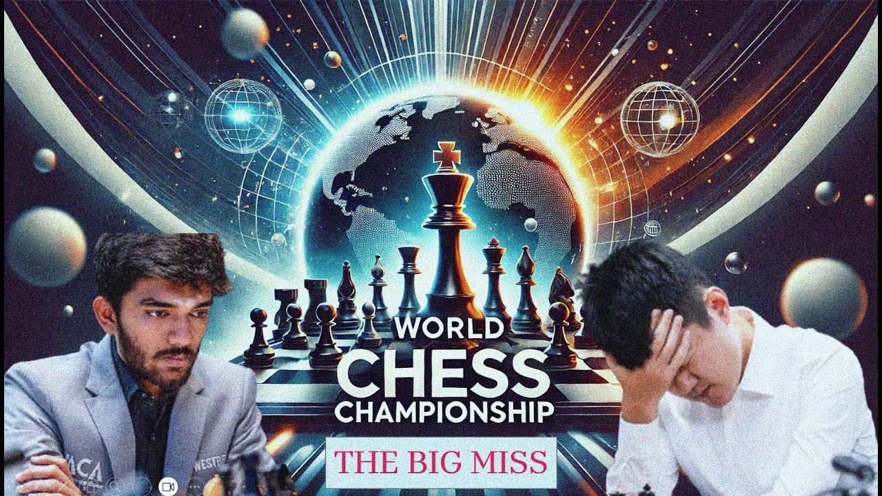 THE BIG MISS!!!! Game 13 #worldchesschampionship #chess #chessgame ...