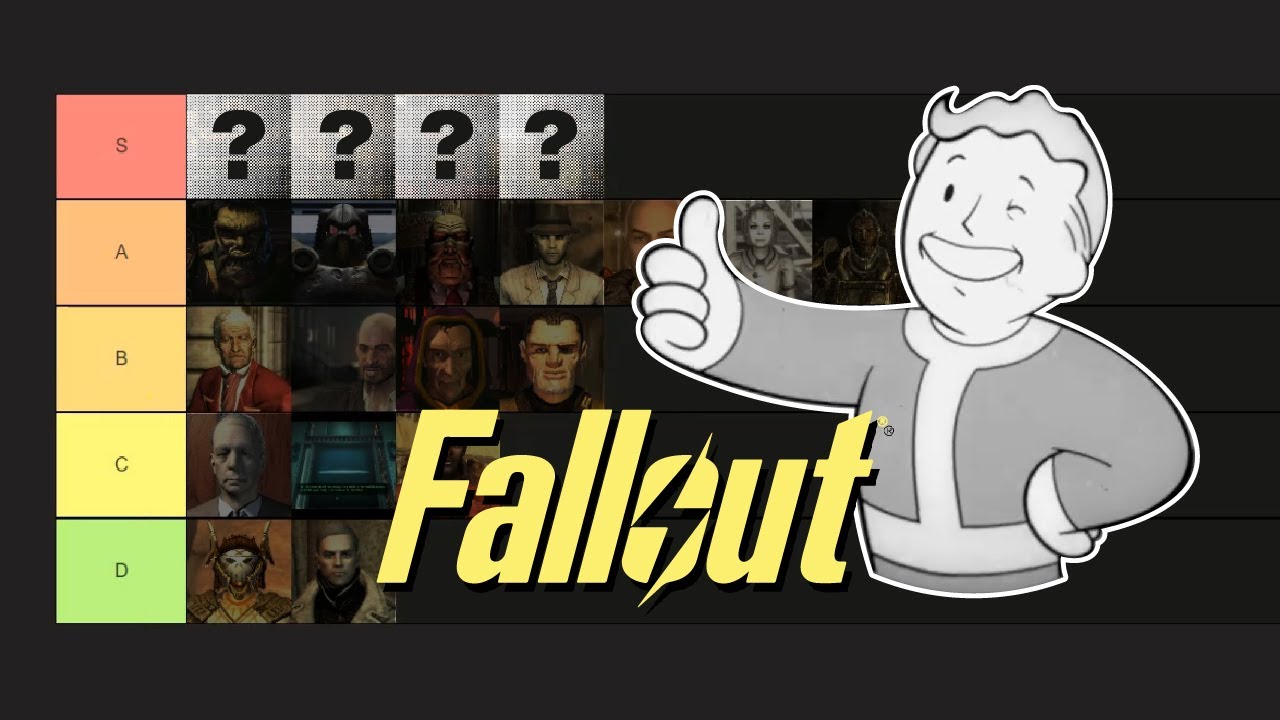 Fallout Villains Tier list - YouTube