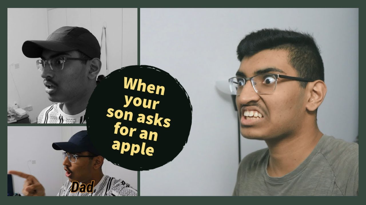 When your son asks for a an apple| Steve Vlogz - YouTube