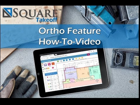 How To Use Ortho in the Takeoff and Estimating Software - YouTube