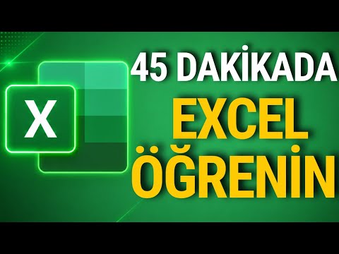 En Hızlı Excelde Bilmen Gereken Her Şey | Excel Sıfırdan Temel Seviye Tüm Konular Tek Video